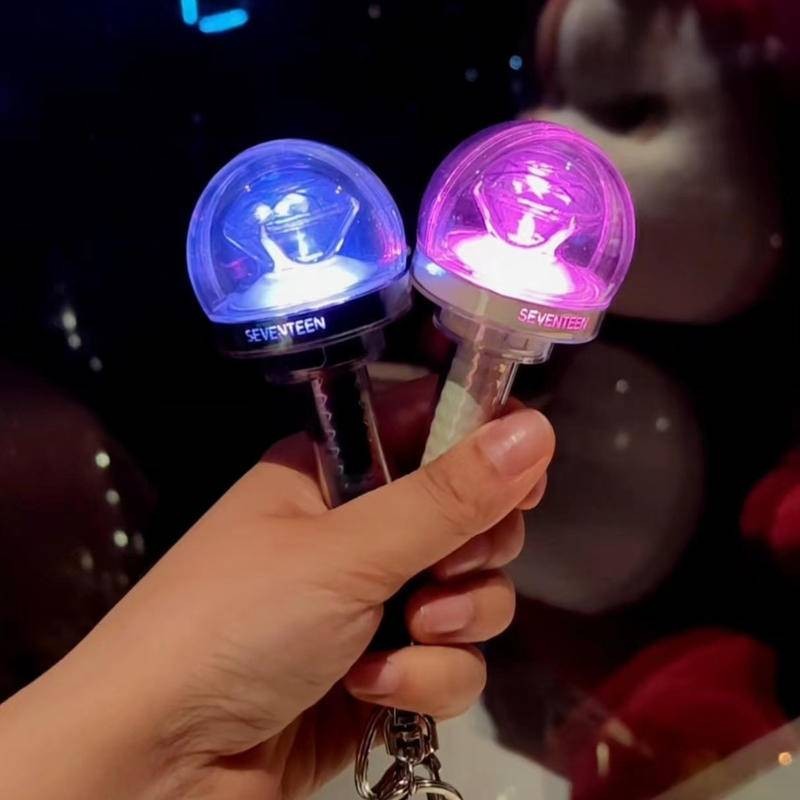 HOT Kpop SEVENTEEN Idol Light Stick Keychains Creative Yoon Jeonghan ...