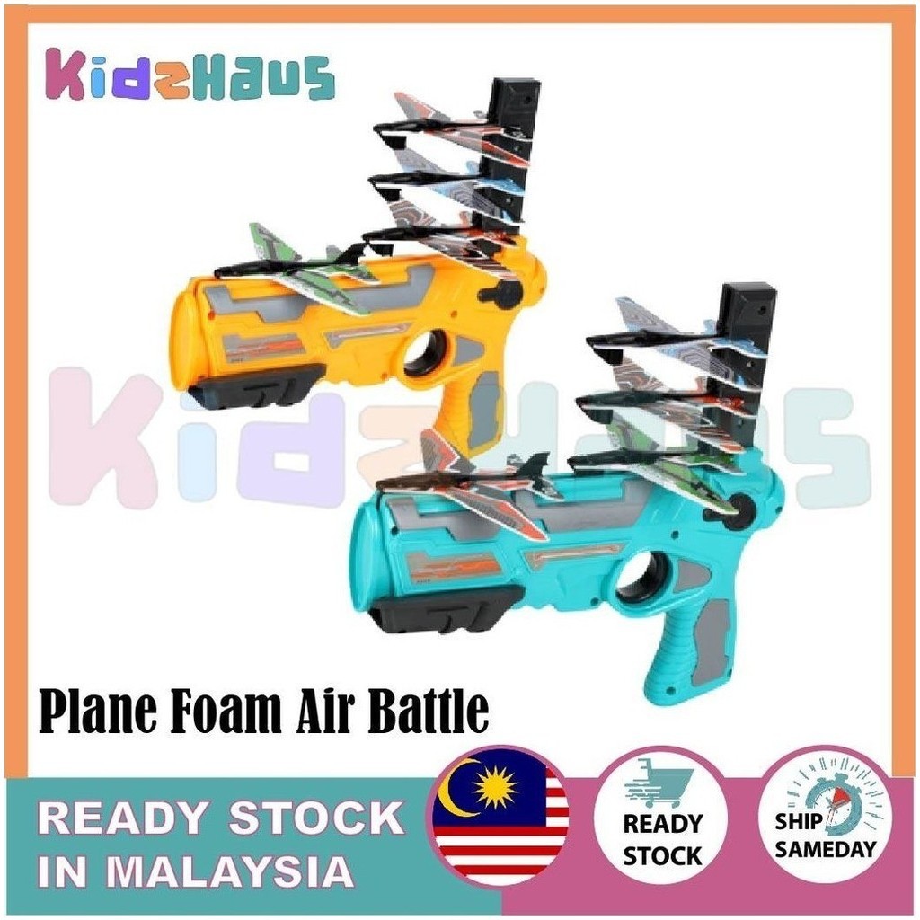 Plane Foam Air Battle | One-click Ejection Model Launchers Toy Glider ...