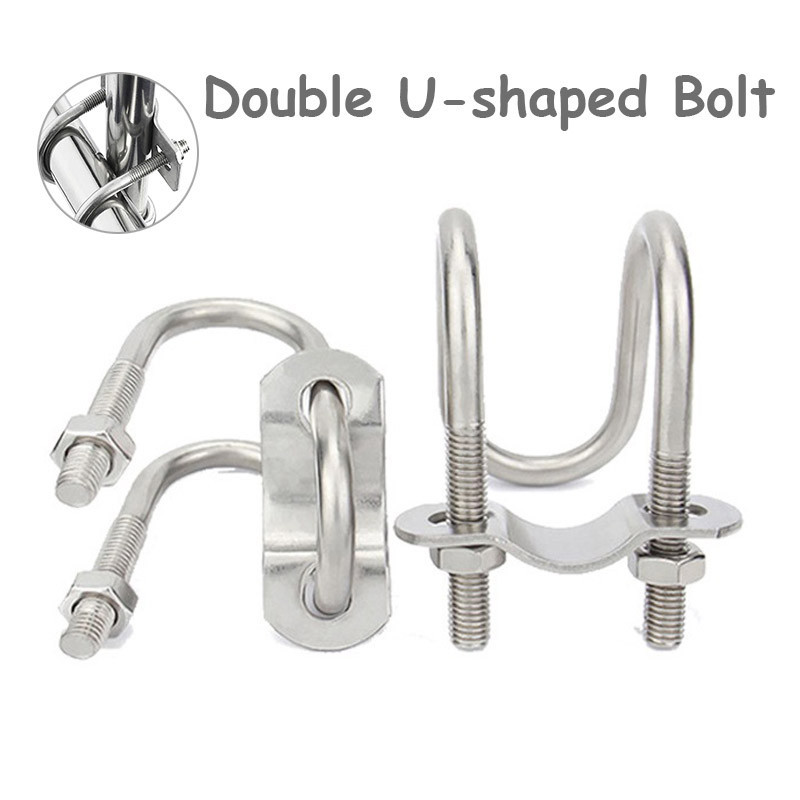 Double U-shaped Bolt Stainless Steel Durable Screw Cross Special-shaped ...