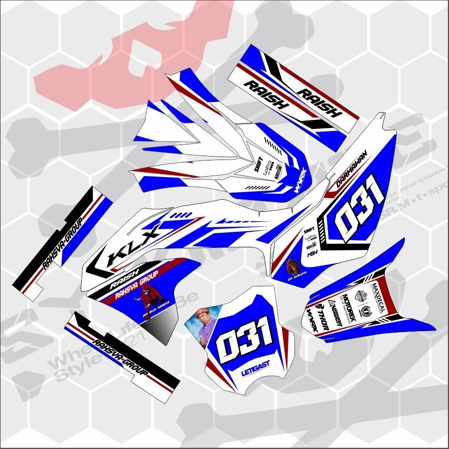 Decal/Sticker KLX230/D'Tracker/ klx bf/CRF150L/KLX Gordon/WR155/full ...