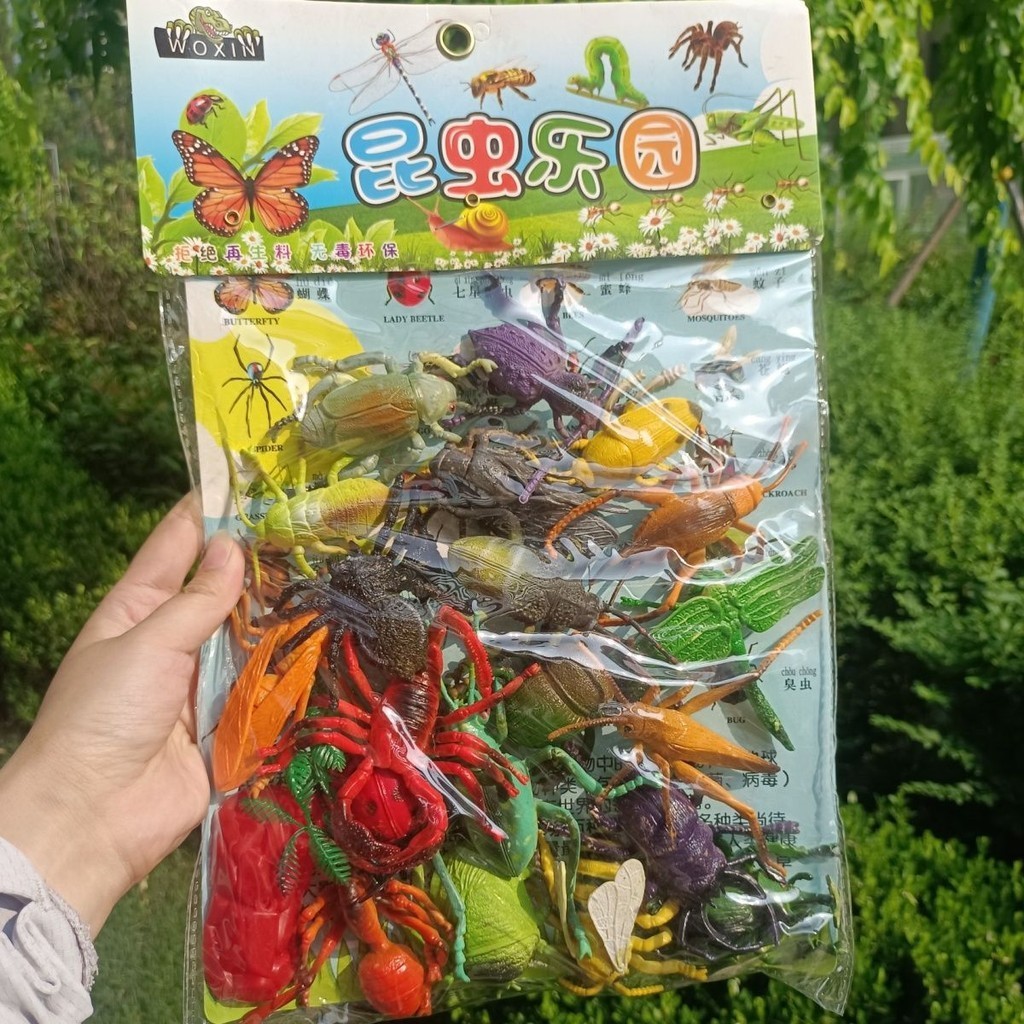 Simulation Insect Toy Animal Model Spider Mantis Butterfly Lizard ...