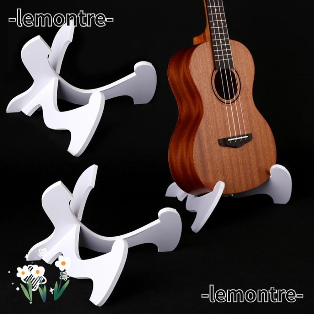 LEMONTRE Guitar Stand Rack High Quality Portable Wooden Vertical ...