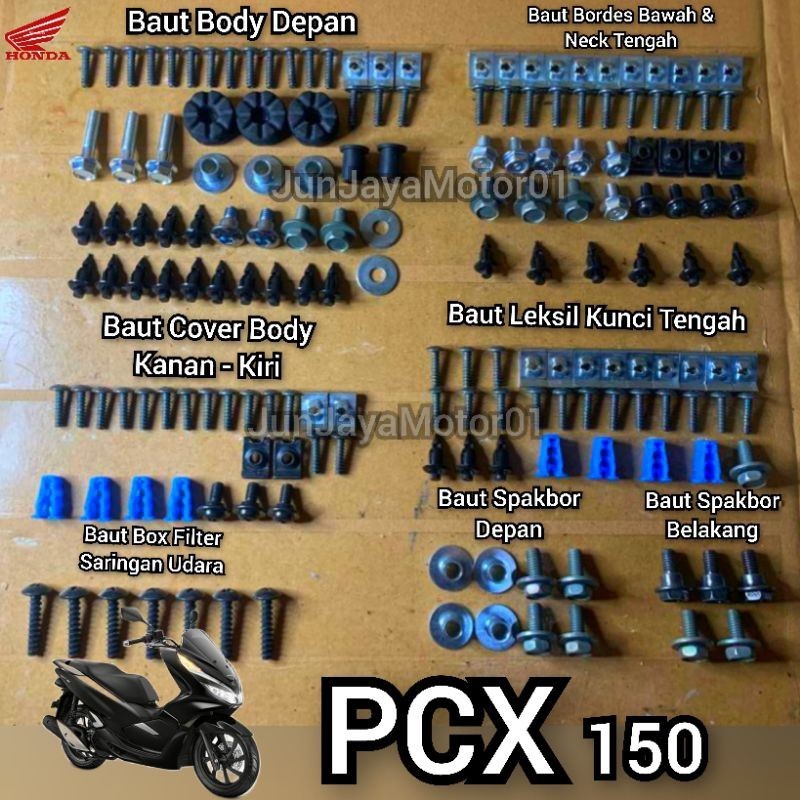 Complete Bolt Full Set Body Honda PCX 150/complete Bolt Fullset Body ...