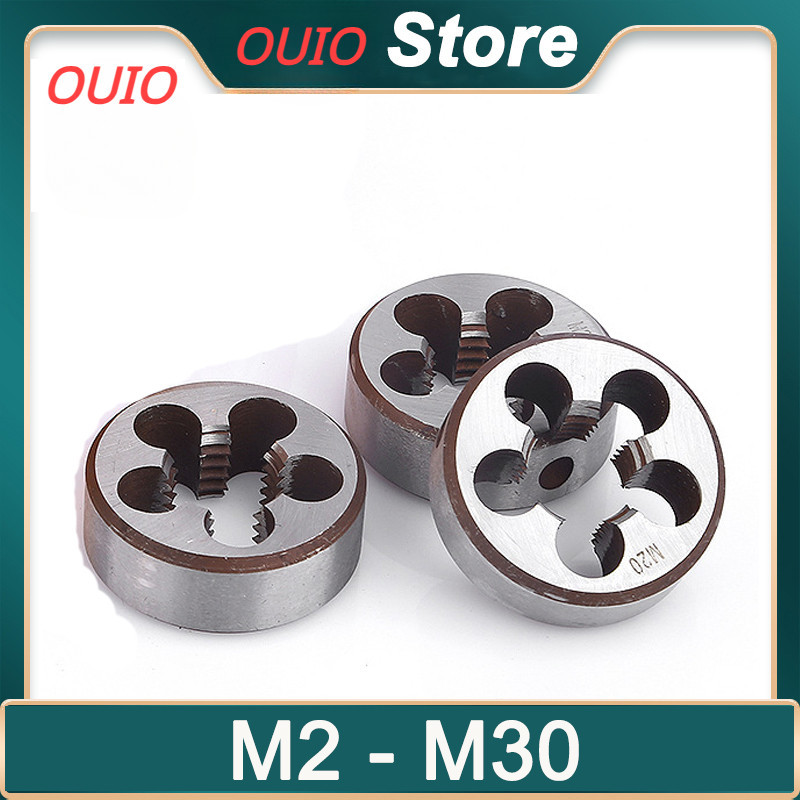 OUIO Thread Die Set M2 M3 M4 M5 M6 M10 M12 M14 M16 M18 M20 M30 High ...