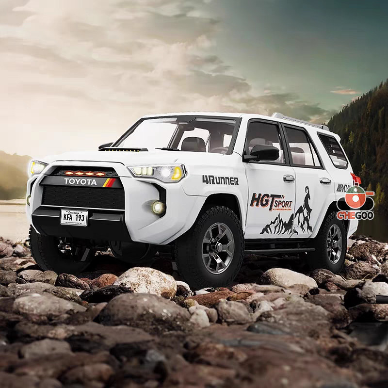 HG HG4-52 TRASPED 1/18 2.4G 4WD RC Car for TOYOTA 4RUNNER Rock Crawler LED Light Simulated Sound ...
