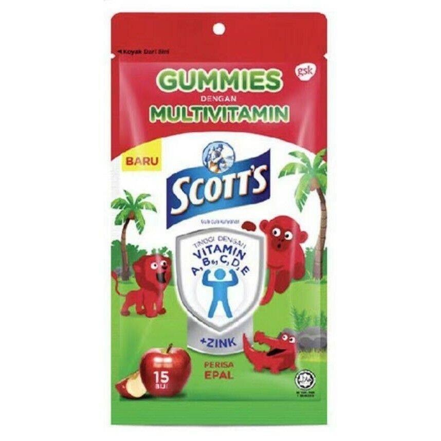 Scott's Gummies with Multivitamin (EPAL/APPLE FAVOUR) - 1 x 15's ...