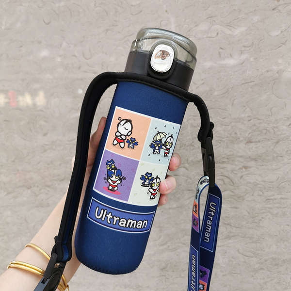 Portable Water Cup Bag Penutup cawan termos, tali boleh disilangkan ...