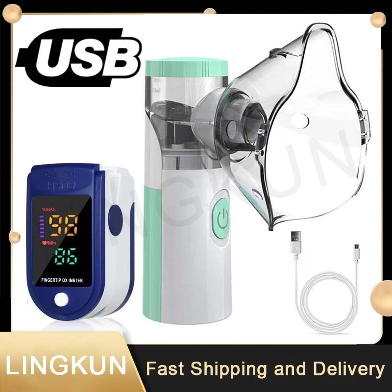 Medical Mesh Nebulizer Handheld Asthma Inhaler Atomizer Children Health ...