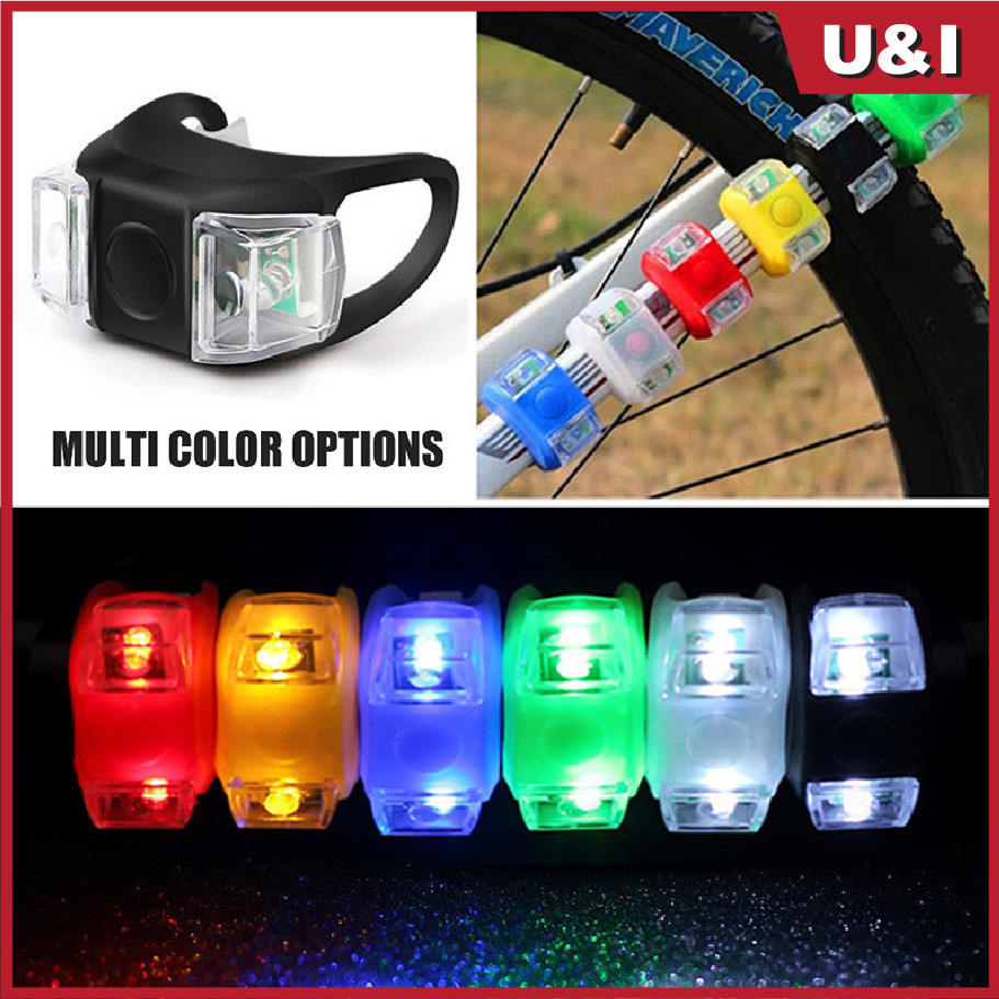 Waterproof Bicycle Safety LED Light Clip On Frog MTB Bike Rear Front ...