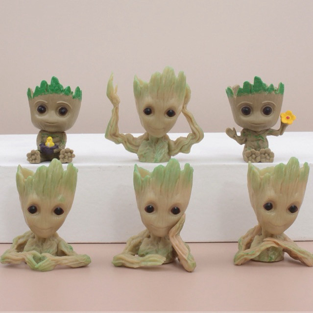 7 Types Of Miniature groot baby Garden Decoration Desk | Shopee Malaysia