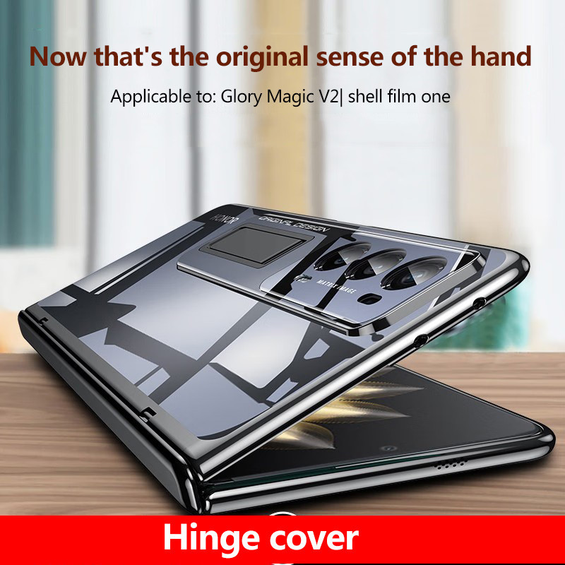 Phone Case For Honor Magic V2 V 2 Transparent Electroplated Folding ...