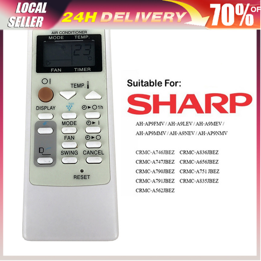 Universal Remote Control Free Settings for Sharp AC Air Conditioner ...