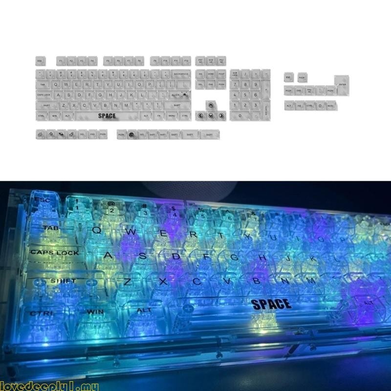 Love Keycap Set MDA Profile Crystal Keycaps for Mechanical Keyboard ...