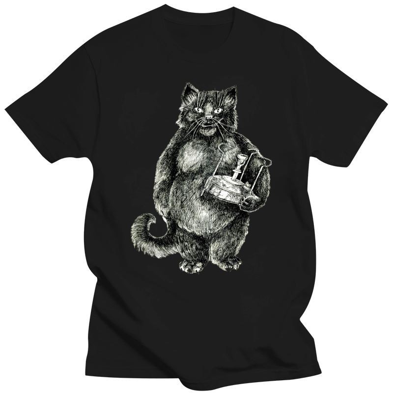 New Novel Mikhail Bulgakov Margarita Hippopotamus Cat T Shirt Behemoth ...