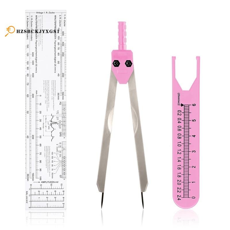 EKG Calipers ECG Calipers Measuring Tool with Ruler EKG Caliper Divider ...