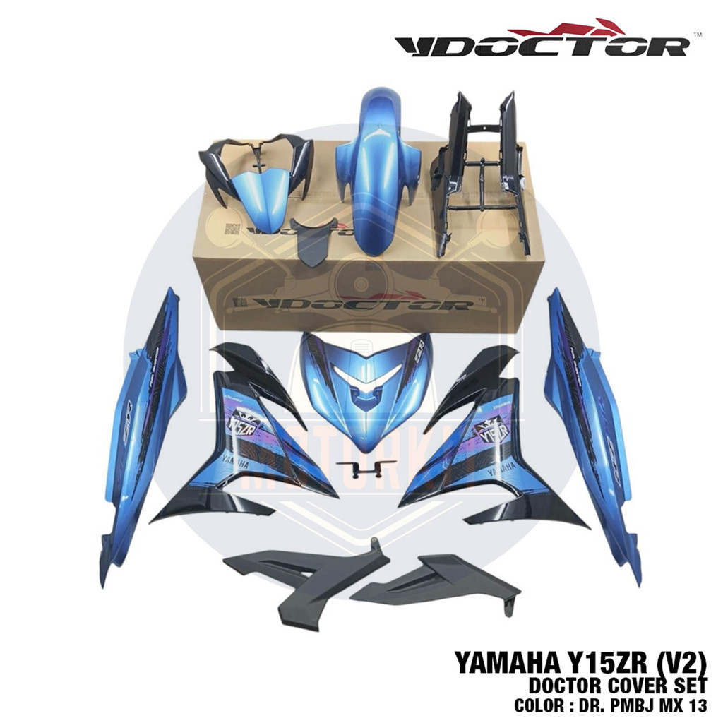 YAMAHA Y15 Y15ZR V2 SPECIAL CUSTOM COLOR BARU BODY COVER SET PBMJ MX ...