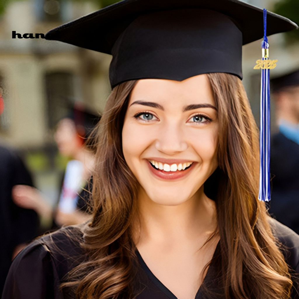 HAN_ 40cm Graduation Hat Tassel 2025 Graduation Hat Tassel with Charm ...