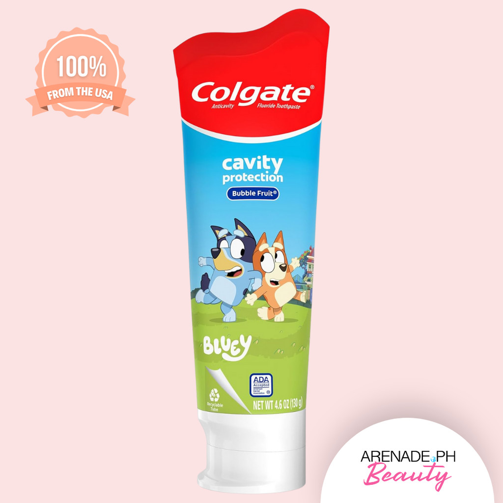 Colgate Bluey Cavity Protection Toothpaste for Ages 2+ Bubble Fruit ...