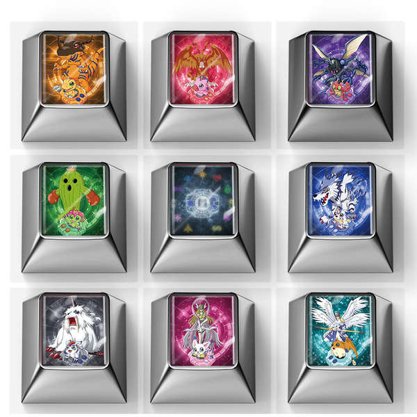 cherry mx keycaps keycaps custom keycap ไทย Digimon Keycap Original ...