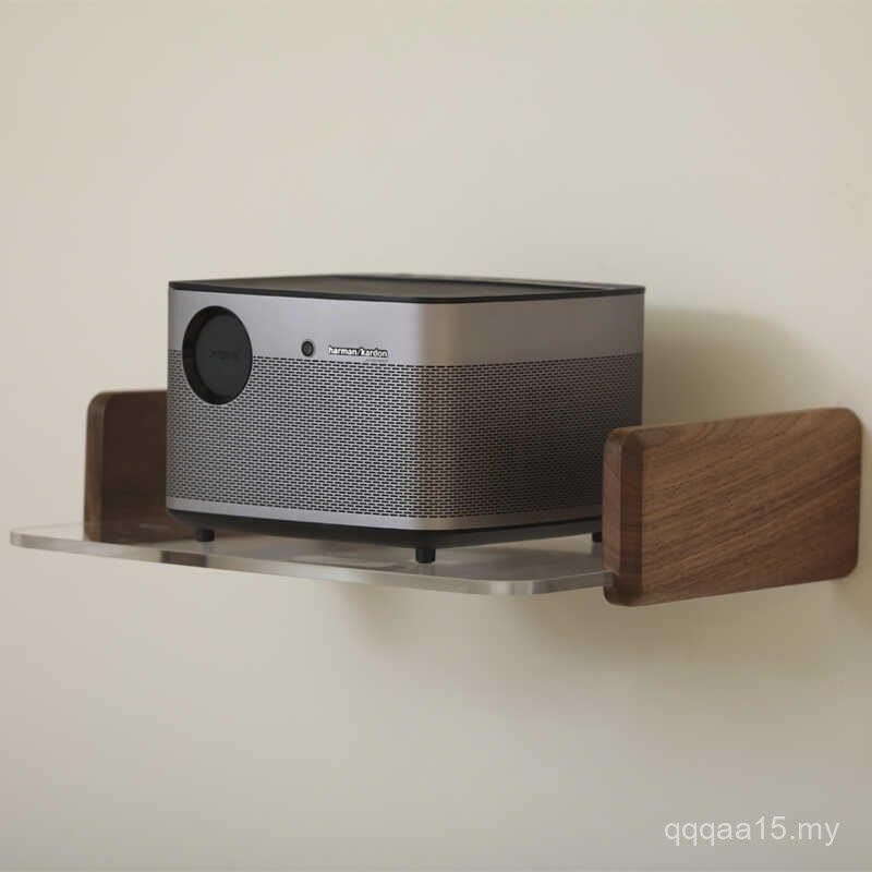 Black Walnut Solid Wood Projector Wall Mount Bracket Household Living ...