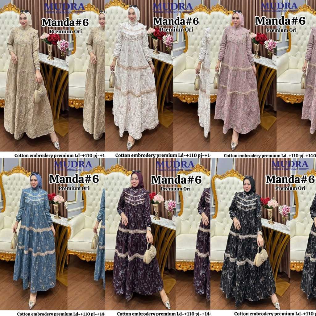 Women's Fashion MANDA 6 DRESS From MuDRa | Shopee Malaysia
