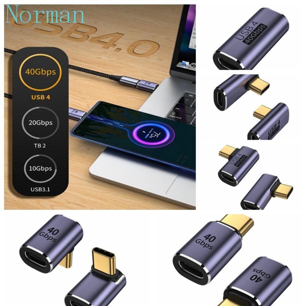 NORMAN TYPE-C Adapter, TYPE-C Male To Female Straight Head Type C Plug ...