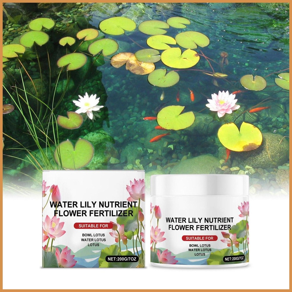 Pond Water Lily Nutrient 200g Flowering Fertilizer Powder Water Lily ...