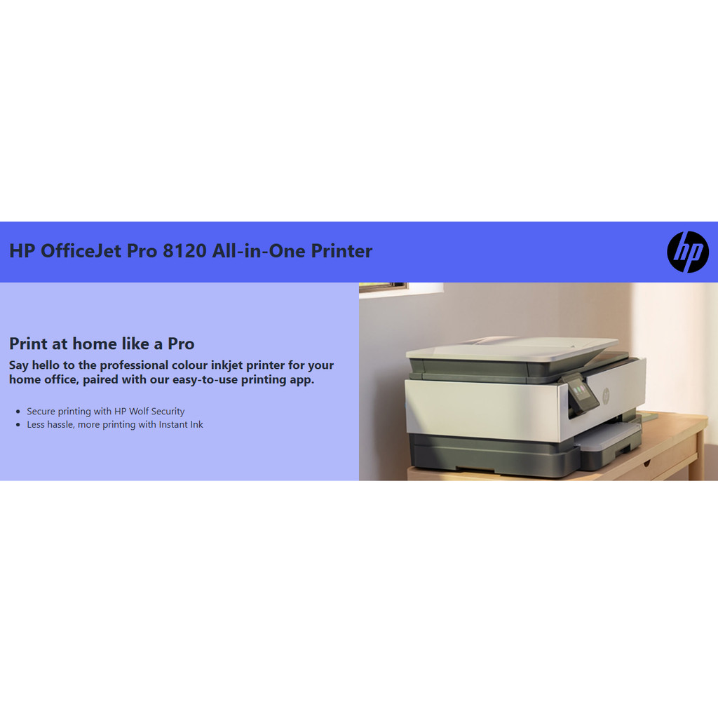 HP OfficeJet 8120 All-in-One Printer (405W3C) / Color / Print Scan Copy ...