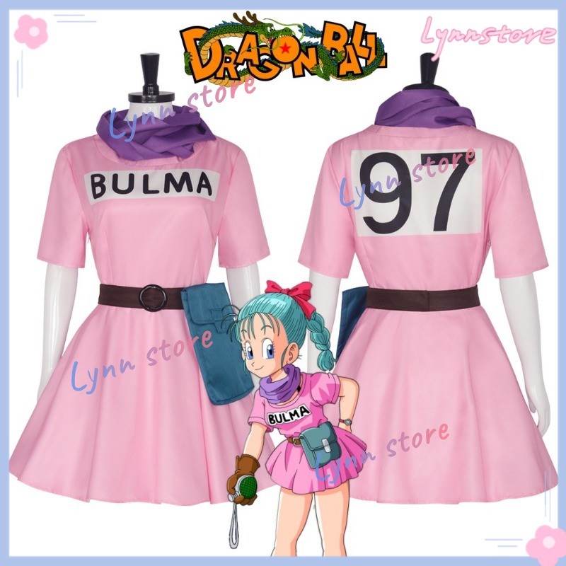 DRAGON BALL BULMA Cosplay Costume BURUMA Roleplay Outfits Lori Anime ...