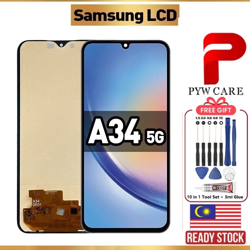Skrin LCD Serasi Untuk Samsung A34 5G TFT LCD Screen | Shopee Malaysia