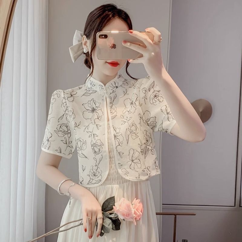Modern Filipiniana Bolero Croptop Ethnic Bolero Ladies Barong Puff ...