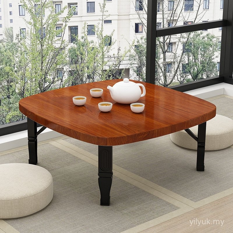 Household Floor Table Foldable Square Table Dormitory Bed Desk Kang ...