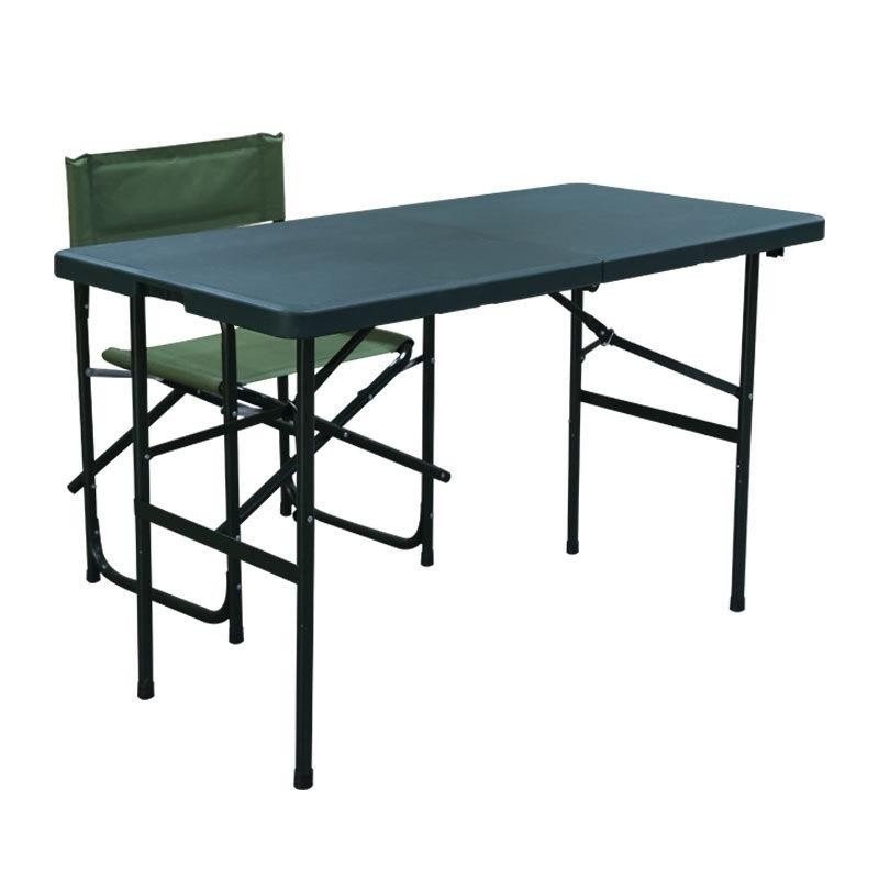 Foldable Blowing Table Army Green Portable Field Camping Dining Table ...