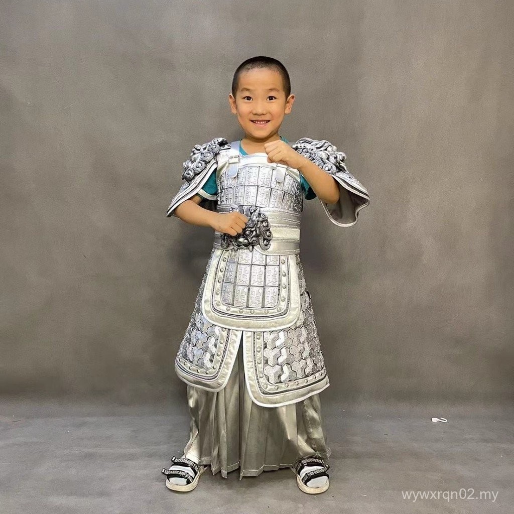 Children Armor Performance Costume Zhao Zilong Erlang God Armor General ...