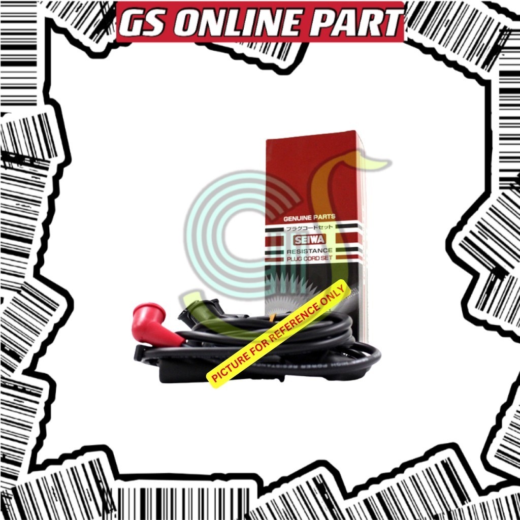 SEIWA MADE IN JAPAN PLUG CABLE PROTON SAGA 12V WIRA 1.3 1.5 INJECTION ...