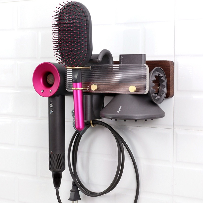 Hair Dryer Rack Black Walnut Dyson Hair Dryer Storage Rack DysonHD08 ...