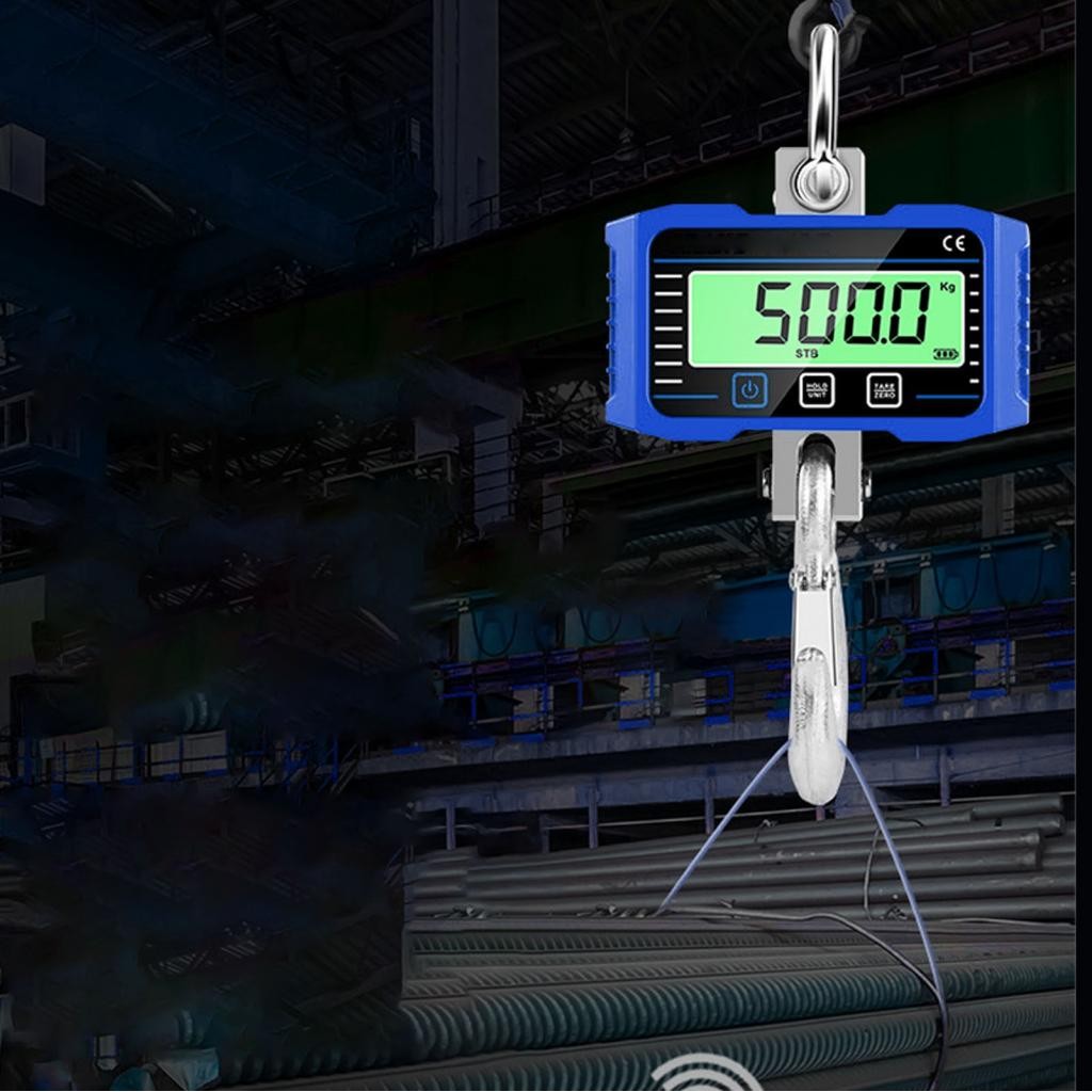 Heavy Duty Crane Scale, 1000kg 2000lb 20m High Temp Quenching Hook ...