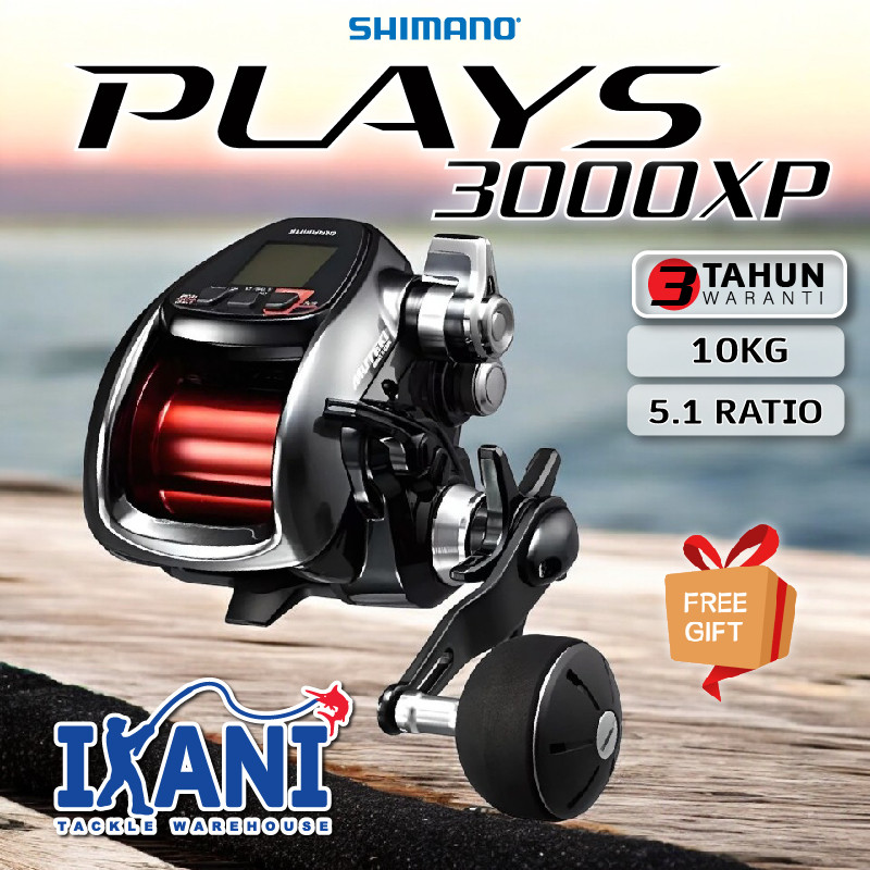 SHIMANO PLAYS 3000XP 2018 Electric Fishing Reel mesin Pancing Bangla Laut Dalam MADE IN JAPAN ...