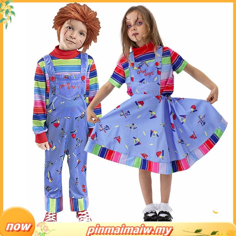Chucky Halloween Cosplay Costume for Women Childs Play Horror Cos ...