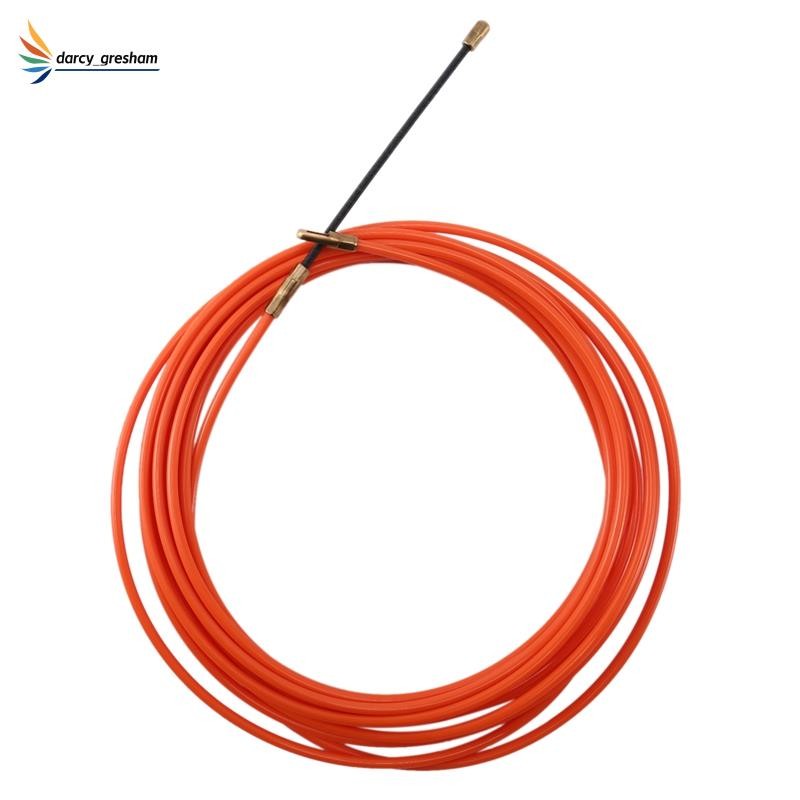 4Mm Orange Guide Device Nylon Electric Cable Push Pullers Duct Snake ...