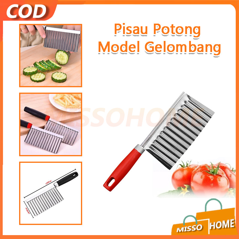 Wave Model Cutting Knife / Cucumber Carrot Chips Wave Slicer Knife ...