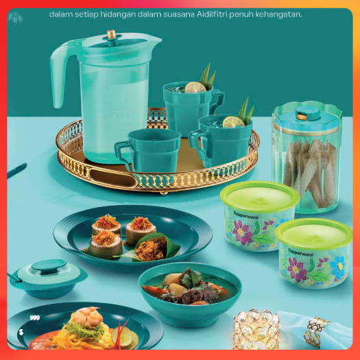 Tupperware 2025 Batik Set Series Limited Edition Bekas Kuih Raya Balang Ramadhan Serveware Jar ...