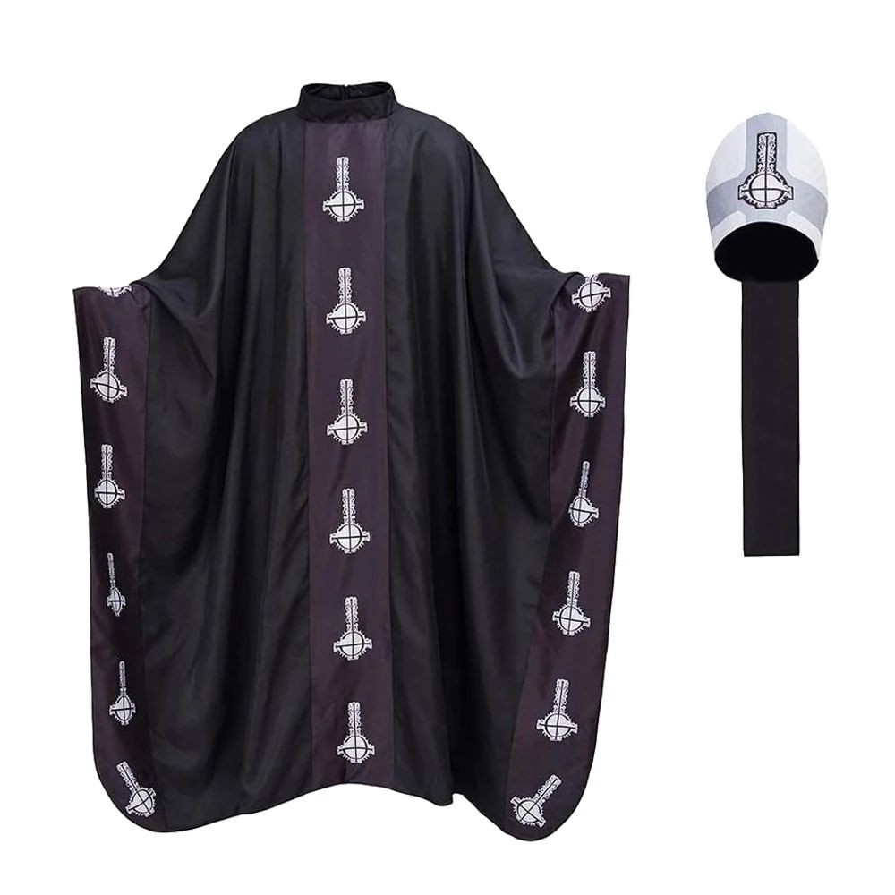 Unisex Horror Halloween Cloak Cape Robe Cosplay Costume Emeritus ...