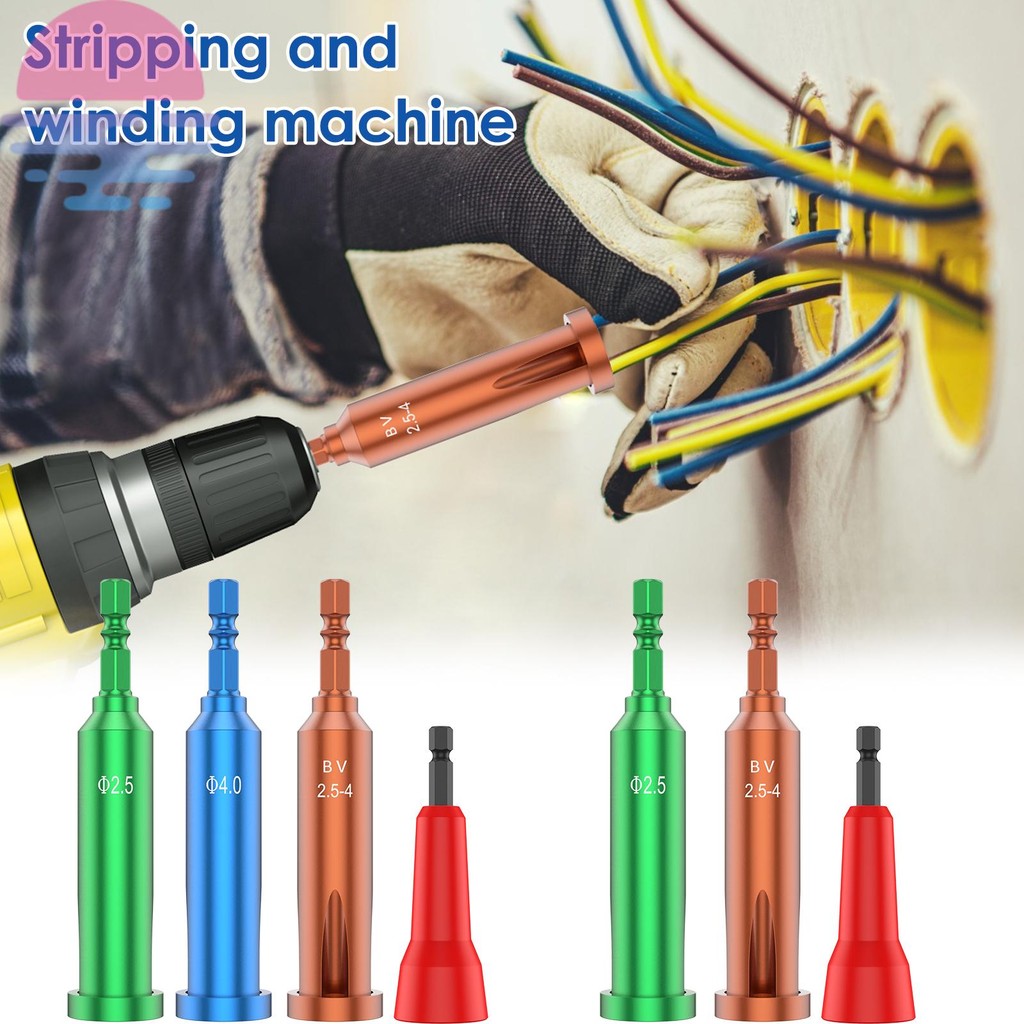 Wire Stripper and Twister Tool Set 3Way/5Way Electric Wire Peeling ...