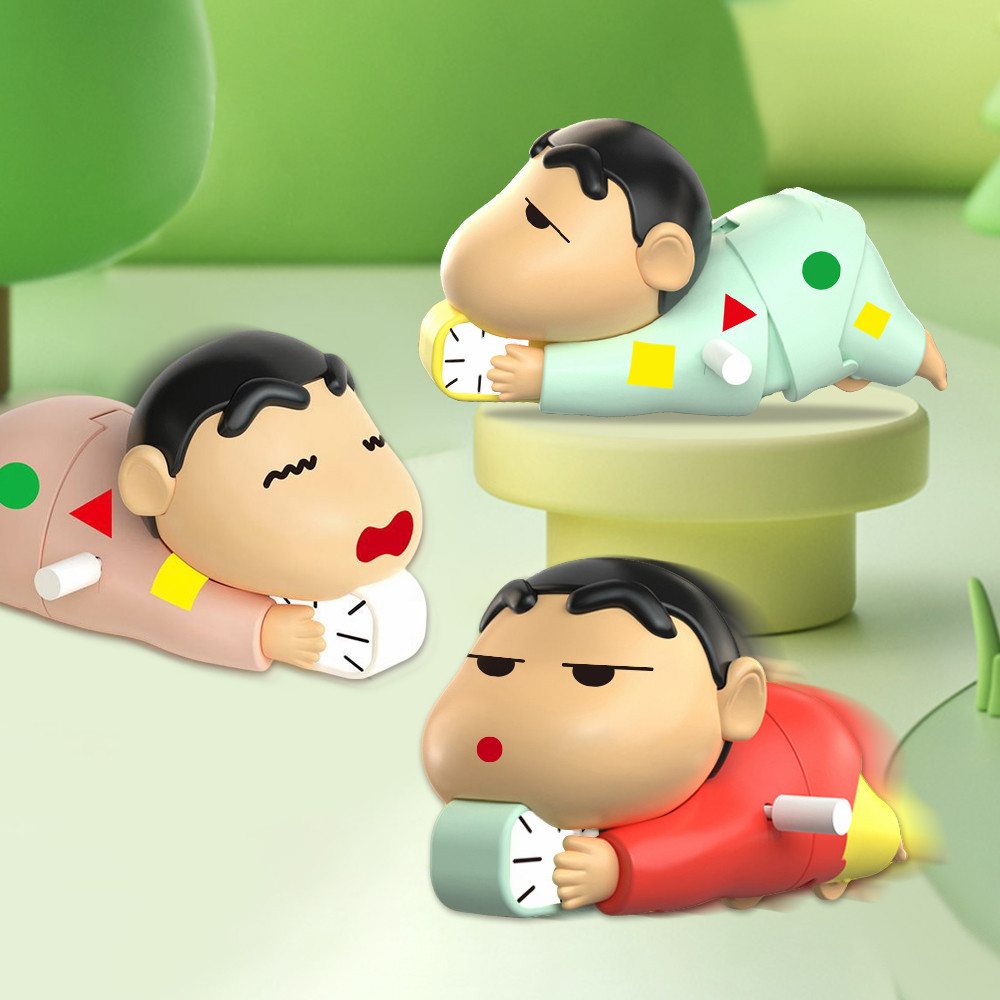 LAKOE Wind Up Toys Crayon Shin-Chan Dynamic New Life Desktop Ornament ...