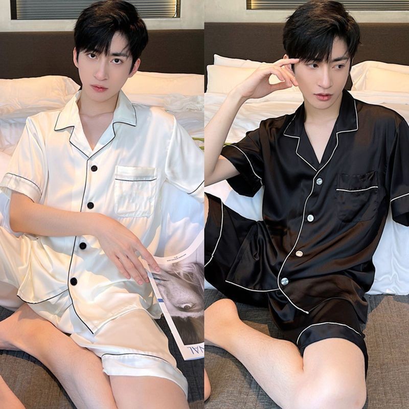 Thin Shorts Pajamas Summer Buy Cool Get One Free Set One Large Size Ice