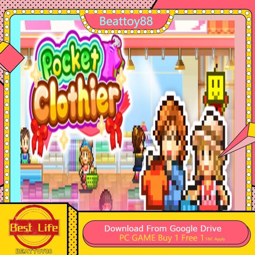 Pocket Clothier PC Game GOOGLE DRIVE Download Kairosoft | Shopee Malaysia