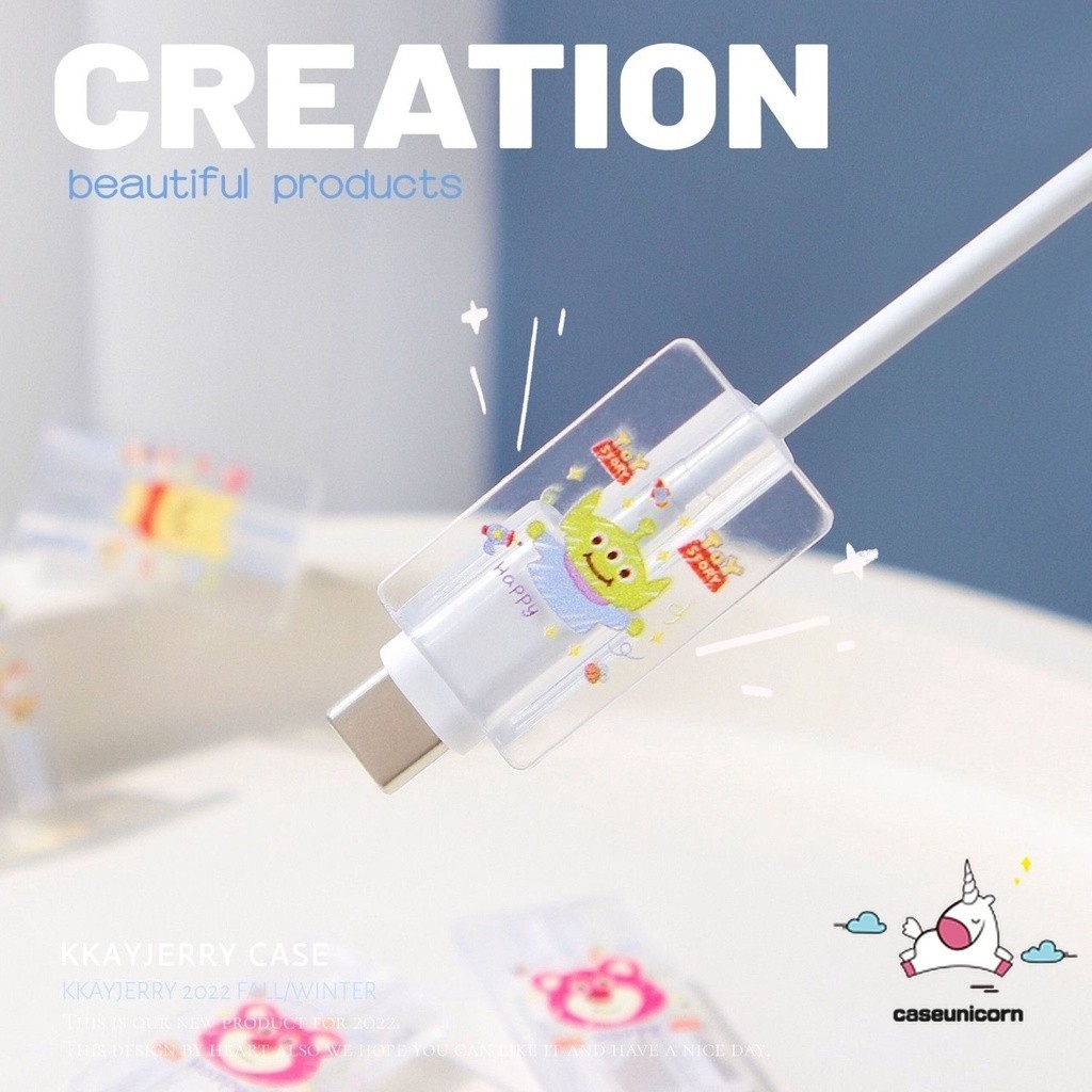 Data Cable Protective Sleeve Cute Protector Cartoon Toys Cable Bite ...