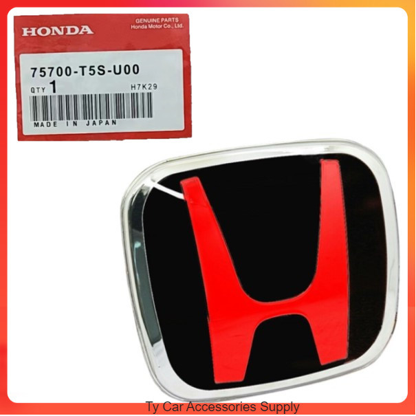 FRONT & Rear Emblem Honda Civic FC Accord Jazz City CRV HRV Type-R Car ...