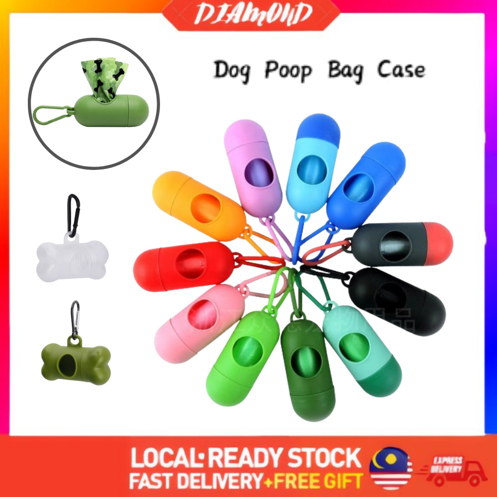 Diamond Dog Poop Bag Case Portable Diaper Case Biodegradable Plastic ...